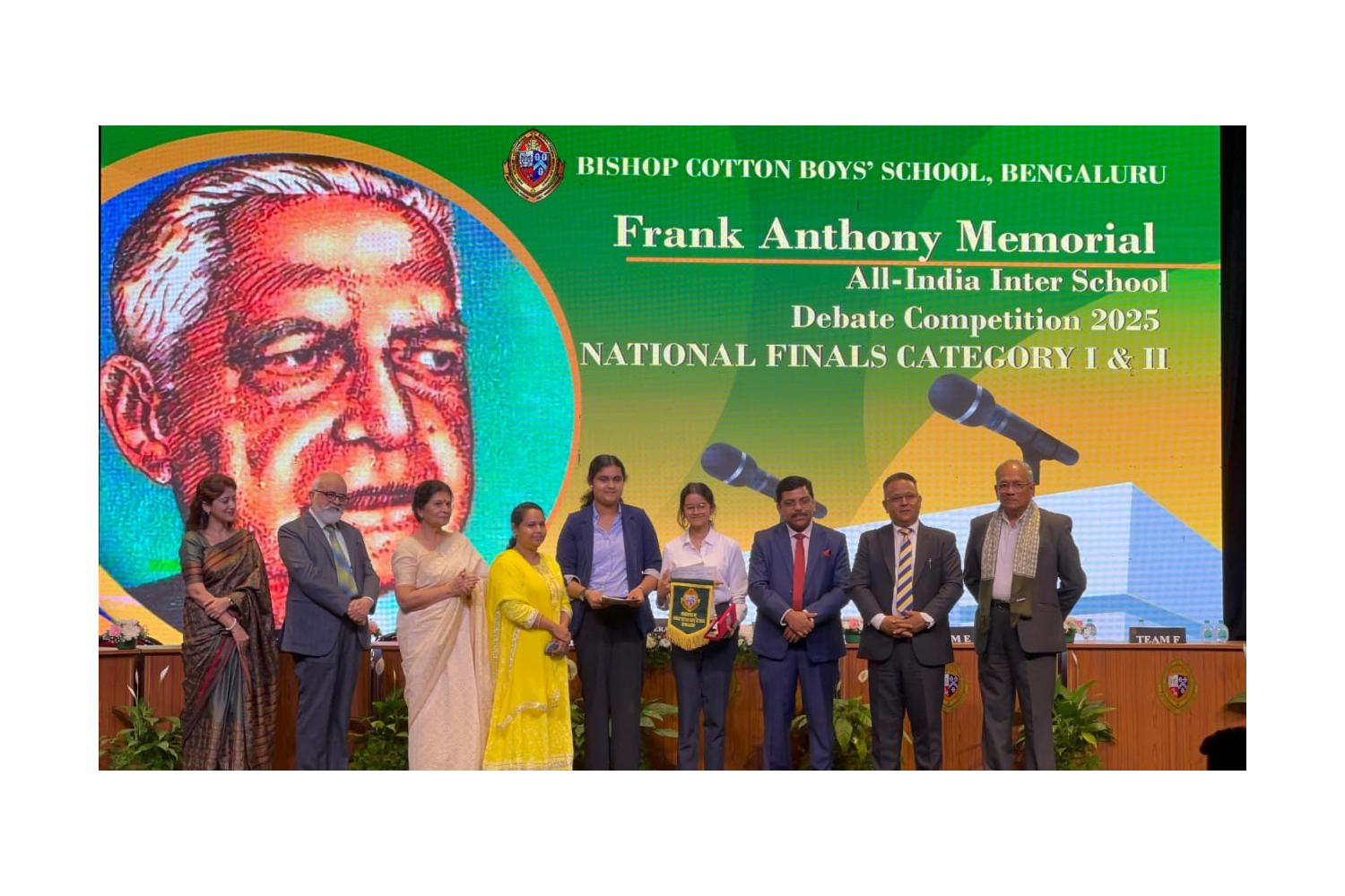 Frank Antony Memorial Debate Nationals – Hari Sri Shines!